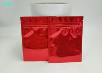 China Flat Shape Plastic Pouches Packaging Food Safe Grade With Tear Notches for sale