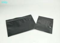 China Thress Side Seal Foil Pouch Packaging , Zip Lock Foil Packaging Bags For Seed Flower Leave for sale