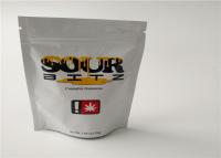China Buttom Closure Herbal Incense Packaging Gravure Printing With Airtight Zipper Seal for sale