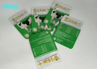 China Logo Customized Pet Food Pouch , Gree Color Food Packaging Bags For Animals for sale