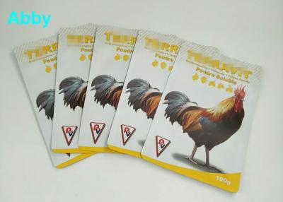China Kraft Paper Food Vacuum Seal Bags , Three Side Seal Pouch For Poultry Food Packaging for sale