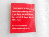 China High Barrier Herbal Incense Packaging , PE Material Plastic Zipper Bags for sale
