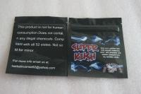 China High Barrier Herbal Incense Packaging , PE Material Plastic Zipper Bags for sale