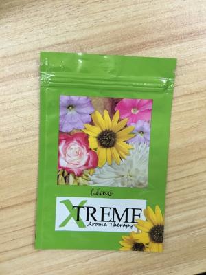 China CBD Flower Herbal Incense Packaging , Medical Aluminum Foil Bags With Eight Colors for sale