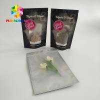 China Clear Window Stand Up Pouch Bags For Food / Candy / Coffee 10000 MOQ for sale
