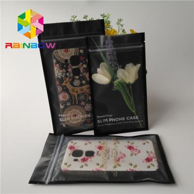 China Noni Mobile Cable Plastic Pouches Packaging Non Leakage With Top Zip Locker for sale
