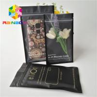 China Noni Mobile Cable Plastic Pouches Packaging Non Leakage With Top Zip Locker for sale