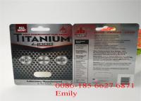 China Customized Logo Blister Card Packaging PET Material For Male Enhancement Pills for sale
