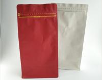 China Hang Hole k Stand Up Pouches Good Barrier Against Moisture For Coffee Tea for sale