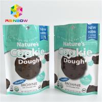 China Small Size Snack Food Packaging Bags With Zipper Top Handle Customized Color for sale