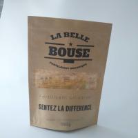 China Individual Small  Snack Food Packaging Customized Brown Kraft Paper For Popcorn for sale