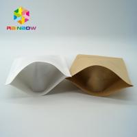China Individual Small  Snack Food Packaging Customized Brown Kraft Paper For Popcorn for sale