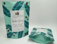 China Body Scrub  Bath Salt Packaging Bags 250g 500g High Safty With Green Color for sale