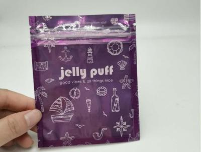 China Clear Front Herbal Incense Packaging Purple Ccolor For Pills / Capules / Tablets for sale