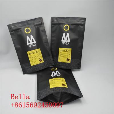 China Foil Lined Kraft Paper Coffee Bags Recyclable Customized Thickness for sale