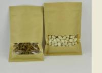 China Three Side Seal Customized Paper Bags For Nuts Seeds / Coffee Powder for sale