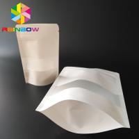 China Recycle Food Snack Stand Up k Bags Customized Printing Logo 140 Micron Thickness for sale