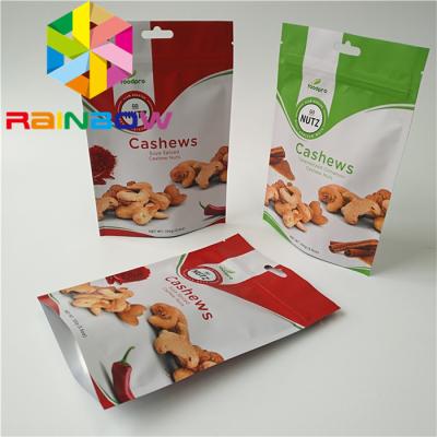 China Resealable Snack Bag Packaging FDA Certificate With MOPP / VMPET / PE Material for sale