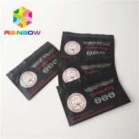 China Stand Up Zip Seal Bags For Facial Makeup Round Beauty Cotton Pads Fr-20181019-2 for sale