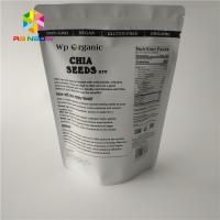 China Round Hole Snack Food Packaging Bags Custom Printing With Zip Lock And Tear Notches for sale