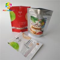 China Round Hole Snack Food Packaging Bags Custom Printing With Zip Lock And Tear Notches for sale