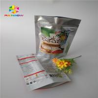 China Round Hole Snack Food Packaging Bags Custom Printing With Zip Lock And Tear Notches for sale