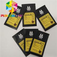China 60g Food Grade Coffee Packaging Bags Custom Printing SGS Certificated With Window for sale