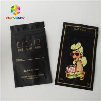 China Three Side Sealed Plastic Pouches Packaging For Clothing / Girl Accessories for sale