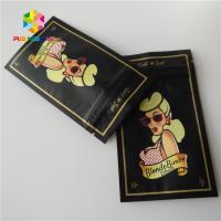 China Three Side Sealed Plastic Pouches Packaging For Clothing / Girl Accessories for sale