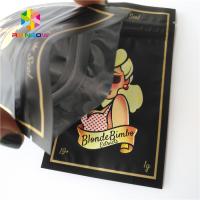 China Three Side Sealed Plastic Pouches Packaging For Clothing / Girl Accessories for sale