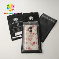 China Plastic Material Custom Printed Stand Up Pouches For Mobile Phone Case for sale