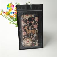 China Plastic Material Custom Printed Stand Up Pouches For Mobile Phone Case for sale