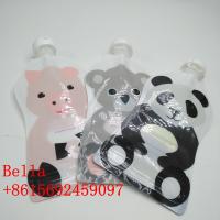 China Beverage Drinking Water Spout Bags Packaging Custom Logo Pouches Heat Sealing for sale