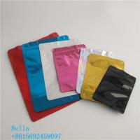 China Smooth Bright Surface Cosmetic Packaging Bag Aluminum Foil Material Customized Size for sale