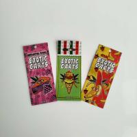 China Three Side Sealed Plastic Pouches Packaging Resealable Zip Vape Oil Pen Cartridge Bag for sale