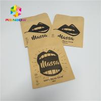 China k Kraft Paper Foil Pouch Packaging Three Side Sealed Flat Reclosable Pouch for sale