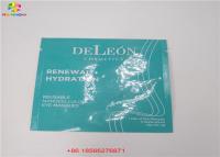 China Matte Finished Hologram Foil Zip Lock Bags Face Mask Cosmetic Sample Flat Pouch for sale
