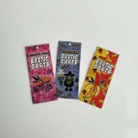 China Vape Cartridge Food Packaging Bags Custom Logo Zip Lock With Clear Window for sale