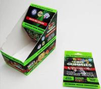 China Printed Zipper Resealable Plastic Bag Packaging Cbd Gummy Candy Pouch Glossy Surface for sale