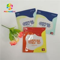 China Printed Zipper Resealable Plastic Bag Packaging Cbd Gummy Candy Pouch Glossy Surface for sale