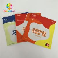 China Printed Zipper Resealable Plastic Bag Packaging Cbd Gummy Candy Pouch Glossy Surface for sale
