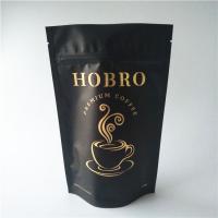 China Resealable Tea Bags Packaging Aluminum Foil Stand Up Coffee Bag With Valve for sale