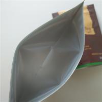 China Resealable Tea Bags Packaging Aluminum Foil Stand Up Coffee Bag With Valve for sale