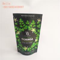 China Sealed Plastic Pouches Packaging Food Grade Aluminum Foil Stand Up Herbal Detox Tea Packing for sale