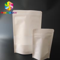 China White Kraft Paper Cookies Bags Packaging  , Foil Bag Packaging Matte Surface Finish for sale