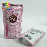 China Laminated Material Plastic Pouches Packaging k Stand Up Bags With One Way Valve for sale