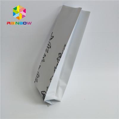 China Kraft Paper Side Gusset Stand Up Coffee Pouches , Sealed Plastic Bags Custom Printing for sale
