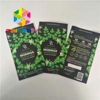 China Matte Surface Finish Plastic Pouches Packaging Zipper Stand Up Protein Powder Bag for sale