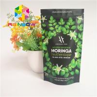 China Stand Up k Plastic Pouches Packaging Aluminum Foil Lined Matcha Powder Green Tea Bag for sale