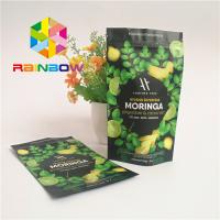 China Stand Up k Plastic Pouches Packaging Aluminum Foil Lined Matcha Powder Green Tea Bag for sale